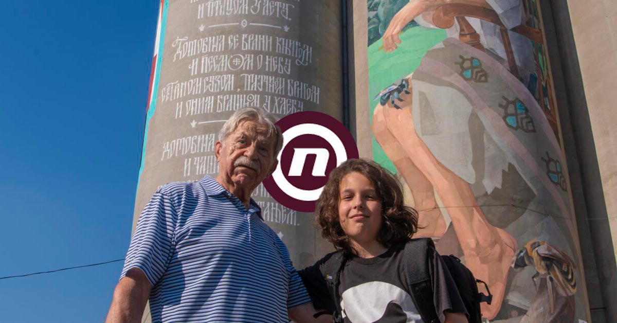 The 'Homeland' poem enhances Belgrade's appearance